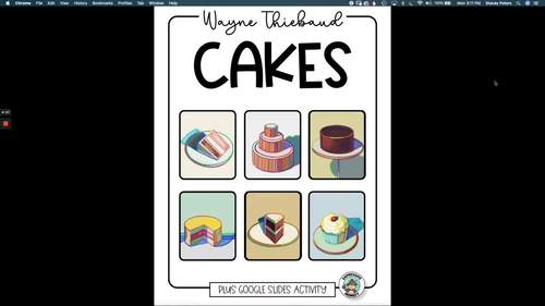 How to Draw Wayne Thiebaud Cakes | TPT