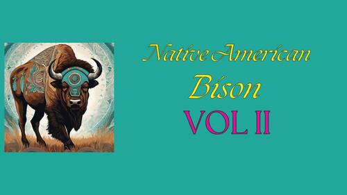 Native American Art Project Bison Inspired by Artist Volume 2 | TPT