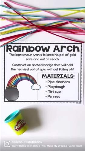 St. Patrick's Day STEM Activities & Challenges, Spring Rainbow Bridge ...