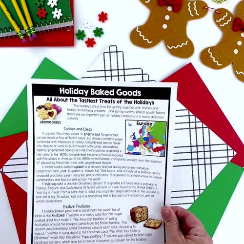 Holiday Text Features (Print & Digital) by Ciera Harris Teaching