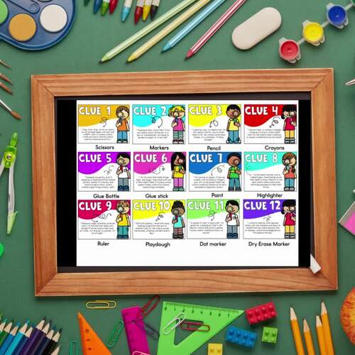 School Supply Scavenger Hunt: Interactive Team-Building Adventure