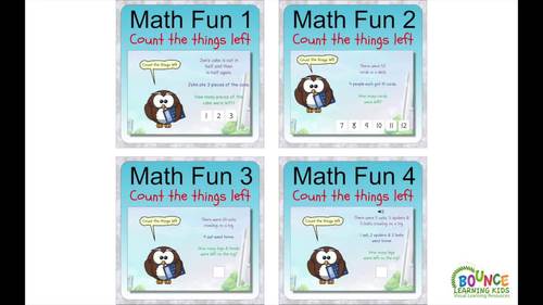 Math Fun 2: Count the things left (BOOM distance learning math counting ...