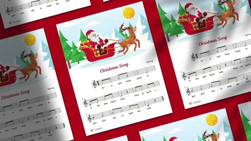"Christmas Song" - A Festive Folk Tune for the Music Classroom by ...