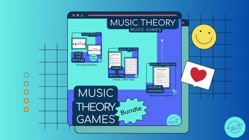 MUSIC THEORY GAMES BUNDLE | Middle School General Music | Music ...