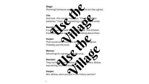 Haunted Library Readers Theater Script! October Drama Halloween Play ...