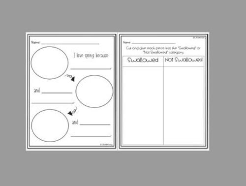 There Was an Old Lady Who Swallowed a Chick Book Companion Activities ...