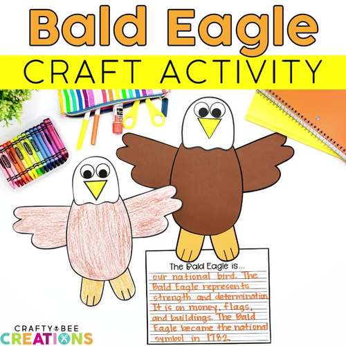 Bald Eagle Craft American Symbols Patriotic 4th of July Bulletin Board ...