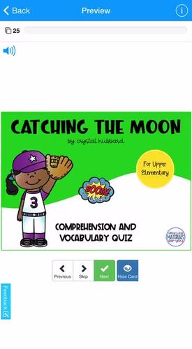 Boom Learning℠ Book Companion | Catching the Moon | TPT