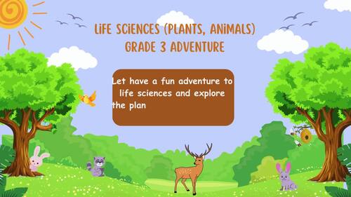 life sciences (plants, animals) grade 1 adventure by Enjoy Learning here