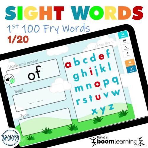 Sight Words | Mini Set 1 | Boom Cards | 1st 100 Fry Sight Words by ...