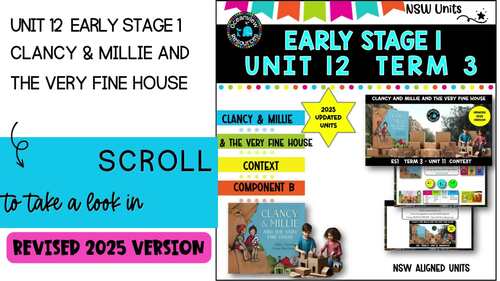 UPDATED 2025 -CLANCY & MILLIE Unit 12, ES1 Term 3, NSW DET mentor text ...