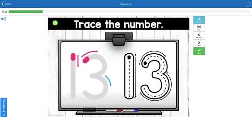 Teen Numbers 11-20 Boom Card Bundle Back to School by The KNA Shop