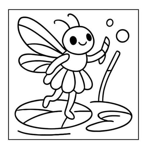 Bold and Easy Cute Bug Coloring Pages: Fun & Printable Activities for Kids