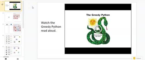 The Greedy Python Unit for Special Education PRINT AND DIGITAL | TPT