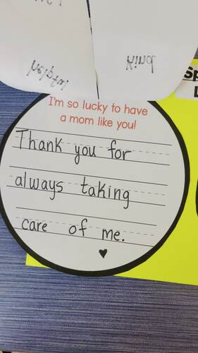 Mother's Day Ladybug Writing Craft and Present by Learning for the Littles