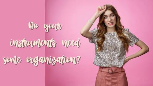 Musical Instrument Labels - Lion Mascot - Orff Instruments - Xylophone