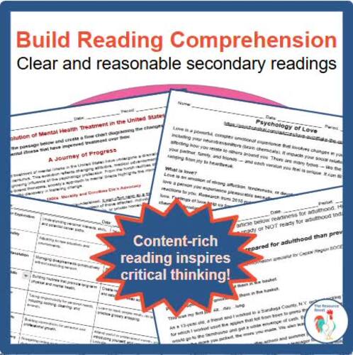 Psychology Sub Plan Bundle: Readings and Activities 3 Topics! | TPT