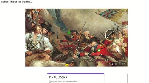 Battle of Bunker Hill DIGITAL ESCAPE ROOM for Google Drive ...