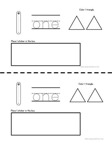 Kindergarten Interactive Math Notebook: daily entries FOR A YEAR