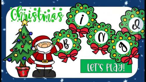 Christmas Bingo with PowerPoint Call Out Cards by Handy Teaching Tools