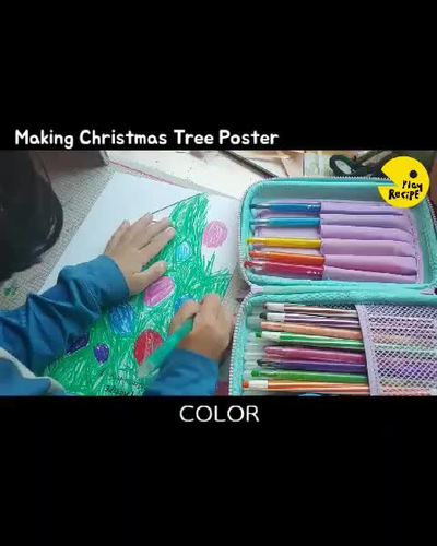 Making Christmas Tree Poster by PlayRecipe | TPT