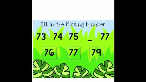 Boom Cards - Find the Missing number 61-80 by Rooted in Resource