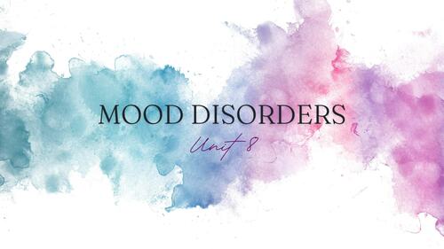 (SLIDES) Abnormal Psychology: Mood Disorders by Cognitive Connections