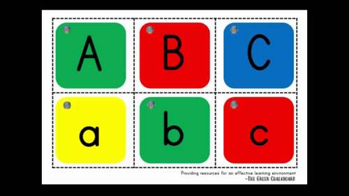 Alphabet Center ELA Activity Bundle Game by The Green Chalkboard