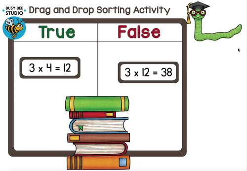 Multiplication Facts Fluency Boom Cards Sort | Multiply by 3 by Busy ...