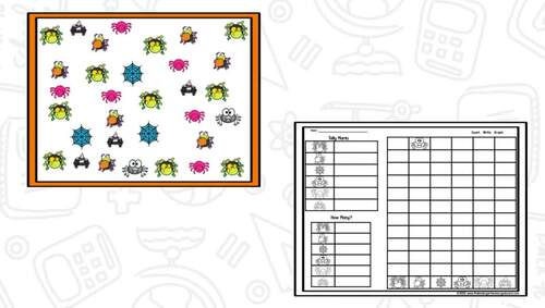 See, Count, Write, & Graph Activities for Kindergarten - October Edition