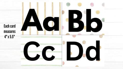 Boho Alphabet/ABC Cards by This Marvelous Life | TPT
