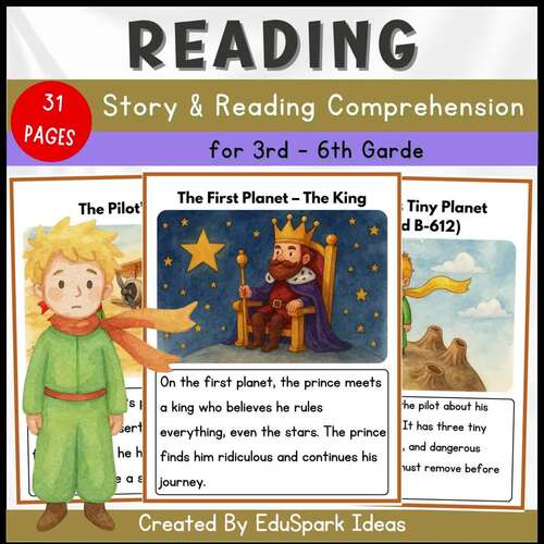 3rd-6th Grade Reading Comprehension Passages and Questions : The Little ...