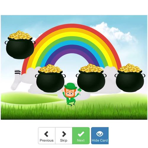 Initial S Sound St. Patrick's Day Game Articulation BOOM CARDS™ by Bri-SLP