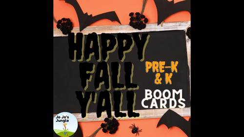 Halloween PreK & K Counting BOOM CARDS by Jo Jo's Jungle | TPT
