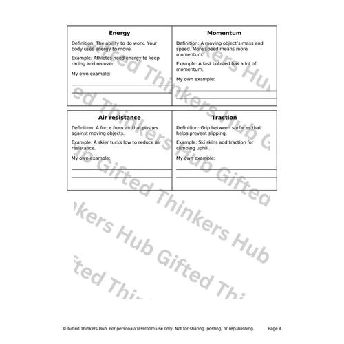 Winter Sports Science Reading with Questions Inspired by Winter ...