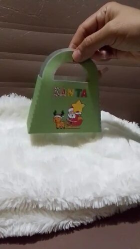 Christmas Gift Bag Craft | Printable Coloring and Folding Activity for Kids