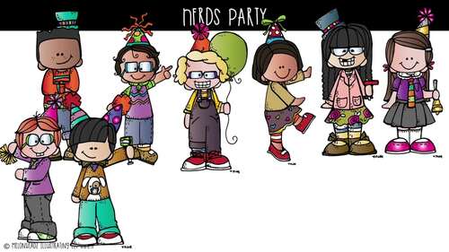 Nerds clip art, Party clip art COMBO PACK by Melonheadz Clipart | TPT