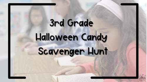 3rd Grade Halloween Candy Nonfiction Reading Comprehension Scavenger Hunt