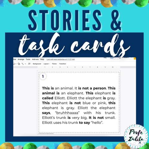 ESL / ELL Short Reading + Boom Cards Bundle | Level: Beginner Newcomer