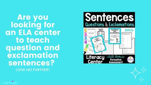 Question and Exclamation Sentences Hands-On Literacy | Grammar Center