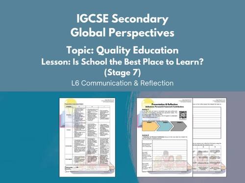 Worksheets; IGCSE Global Perspective; Alternative Education; Stage 7 ...