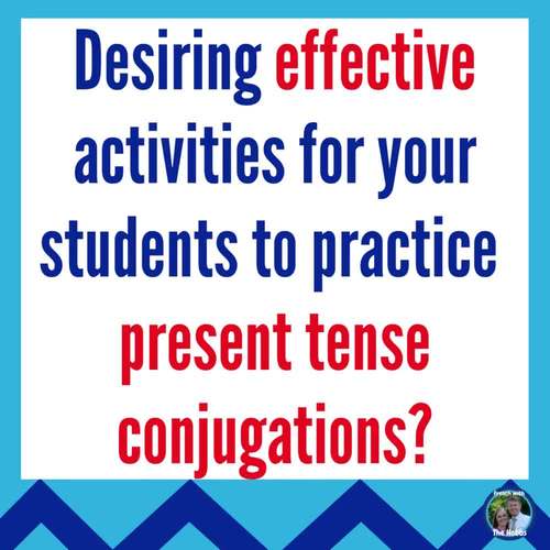 French Regular RE Verbs Present Tense Boom™ Digital Cards les verbes en -re