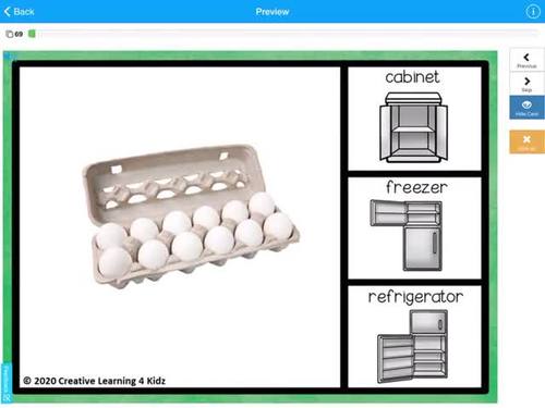 Where Does the Food Go? | Food Storage Life Skills Boom Cards | TPT