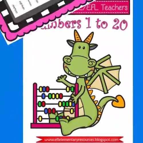Numbers 1 to 20 for Elementary EFL by HOLISTIC English Resources by ...