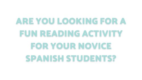 Spanish High Frequency Verbs Story and Activities Boom Cards Mini Bundle