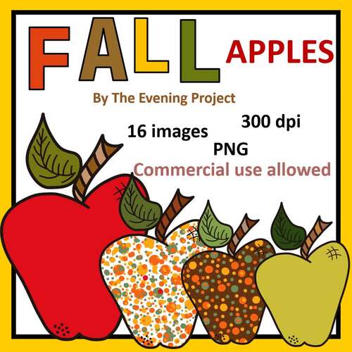 FALL LEAVES AND TREES CLIP ART /114 IMAGES/300 DPI/ COMMERCIAL USE