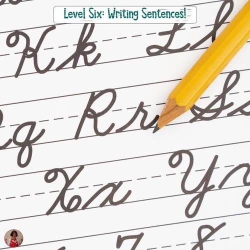 Cursive Writing: A Self-Directed Instructional Guide Level Six ...