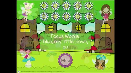 Pre-Primer Fairy Sight Word Digital Games Use with PowerPoint & Google ...