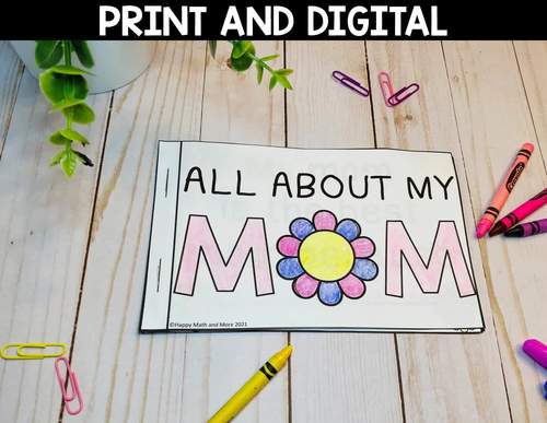 Mother's Day Book Gift Print And Digital for Google Slides | TPT