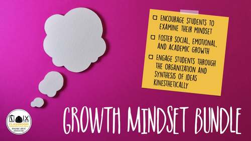 Growth Mindset Print & Digital Card Sort Bundle Growth Mindset Critical ...